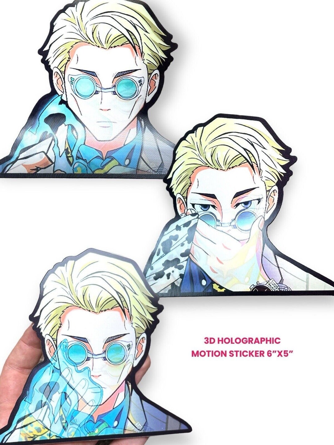 Jujutsu Kaisen Kento Nanami 3d Lenticular Motion Car Sticker Decal ...