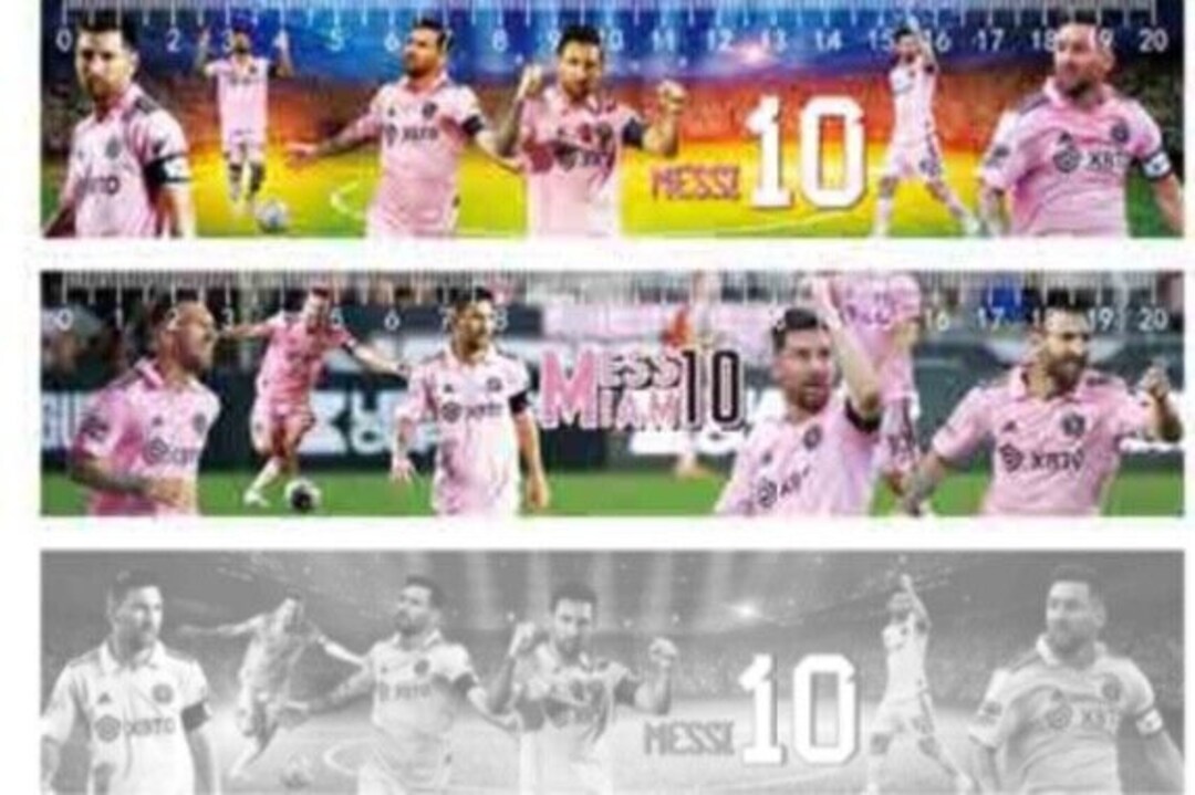 Lionel Messi 3d Holographic Lenticular Motion Flip Ruler 8.8x1.8 New - Etsy