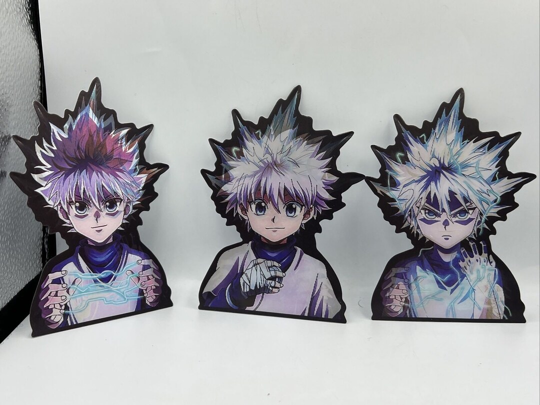 Hunter X Hunter Killua Zoldyck 3d Lenticular Motion Car Sticker Decal ...