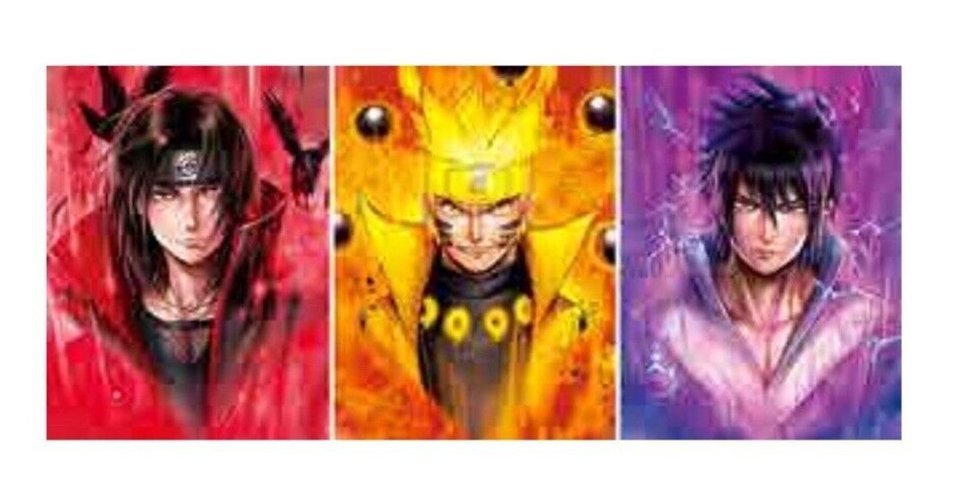 Naruto Itachi Sasuke Naruto Shippuden 3d Lenticular Poster Holographic ...
