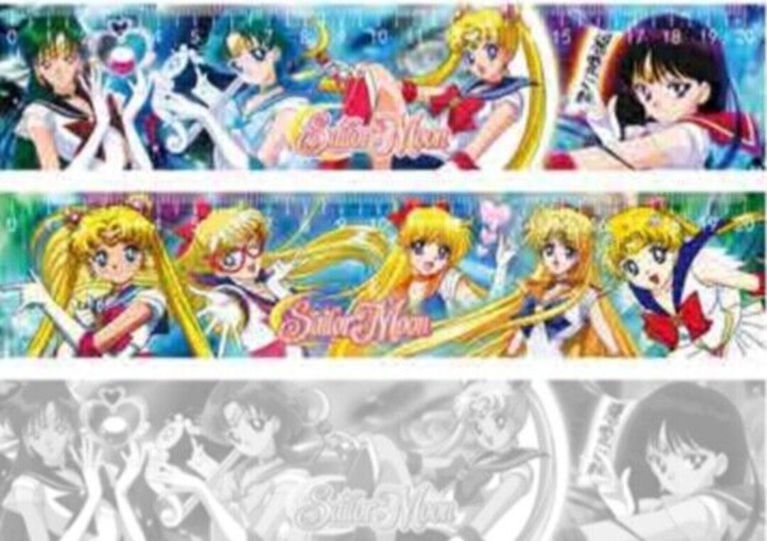 Sailor Moon 3d Holographic Lenticular Motion Flip Ruler 8.8x1.8 New - Etsy