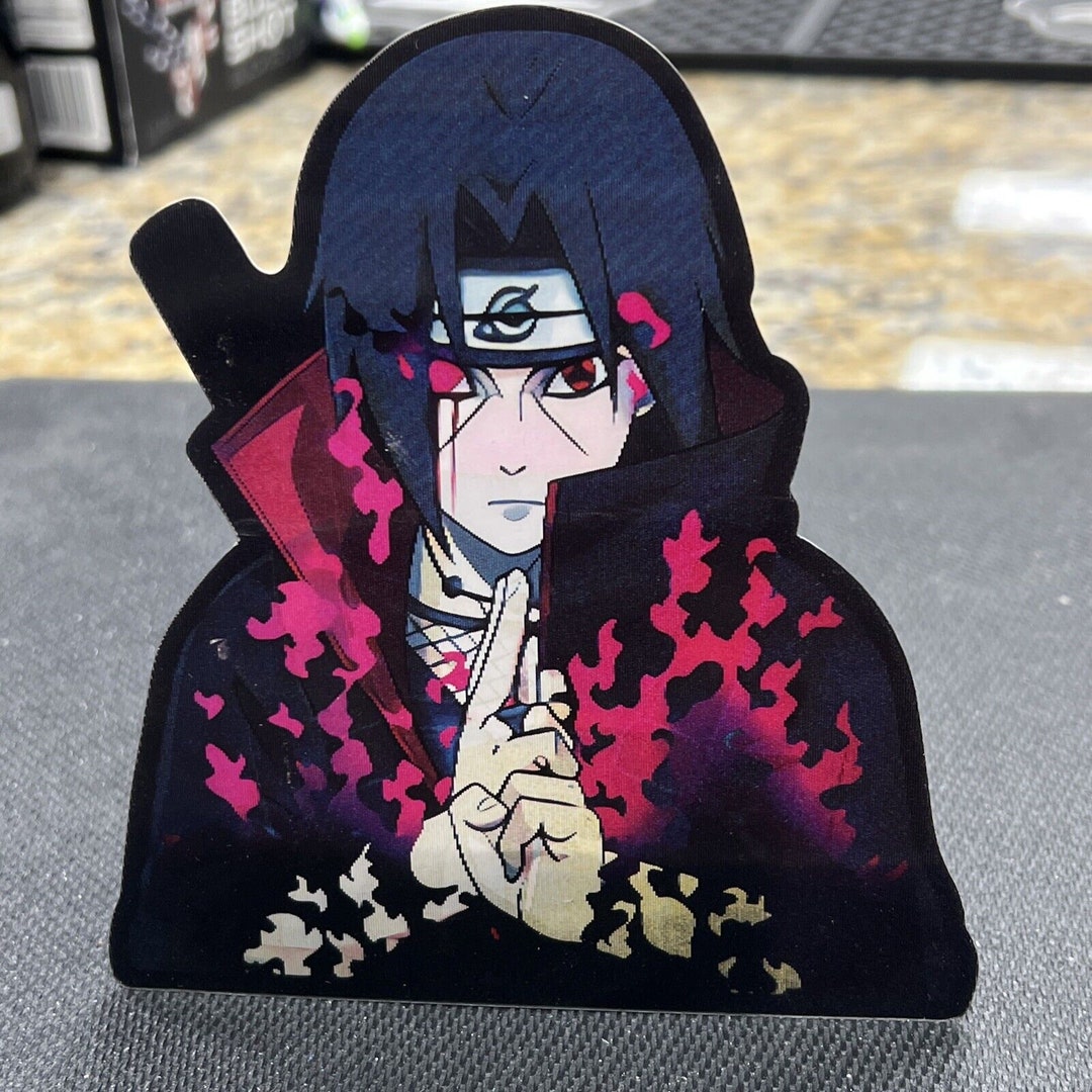 Naruto Shippuden Itachi Uchiha 3d Lenticular Motion Car Sticker Decal ...