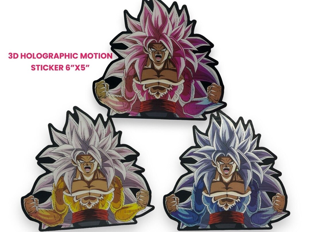 Super Saiyan Gogeta God Dragon Ball Super Anime 3d Lenticular Motion ...
