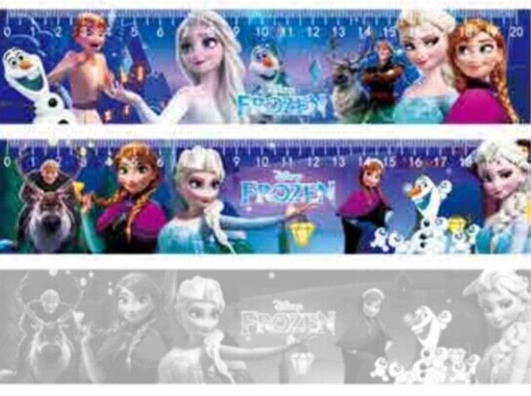 Frozen Disney 3d Holographic Lenticular Motion Flip Ruler 8.8x1.8 New ...