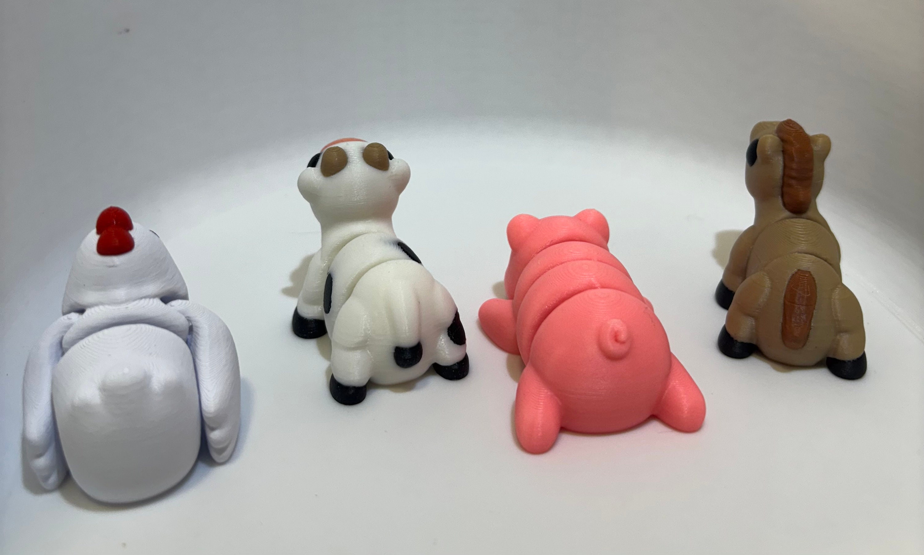 Barnyard Bundle | 3D Printed | Horse | Cow | Chicken | Pig ...