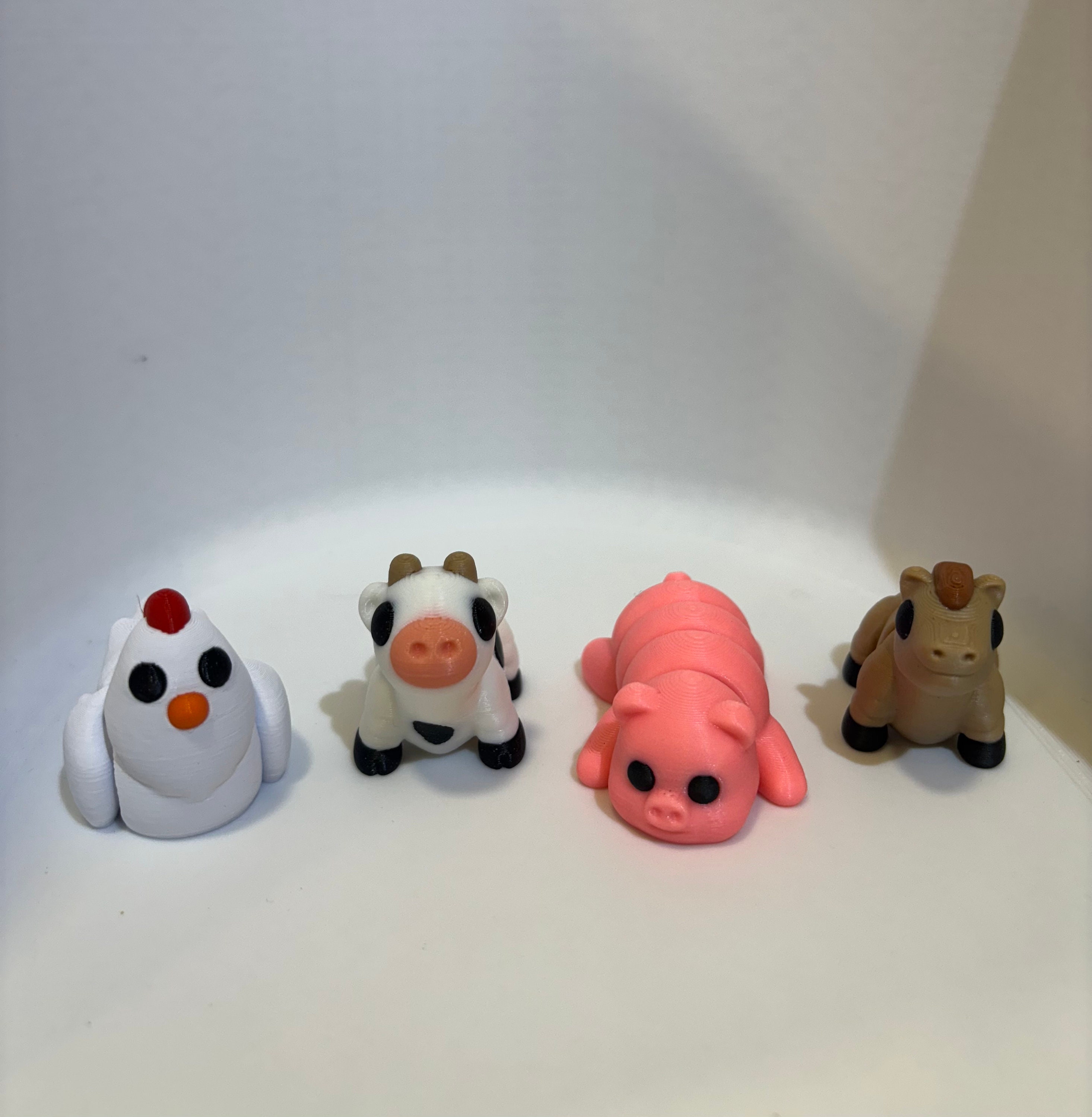 Barnyard Bundle | 3D Printed | Horse | Cow | Chicken | Pig ...