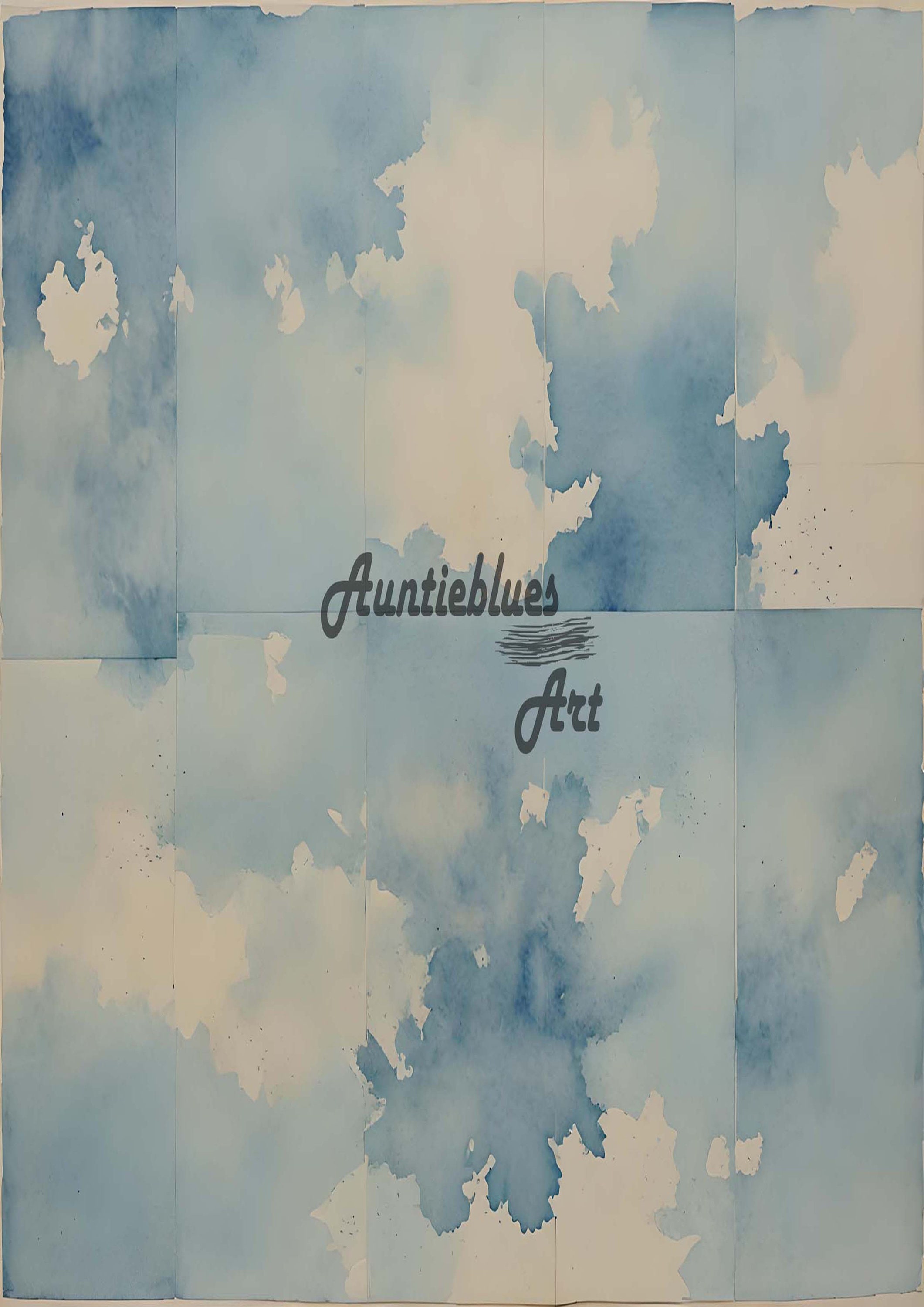 Watercolor Blue Paper. Grunge Watercolor Light Blue Printable Collage ...