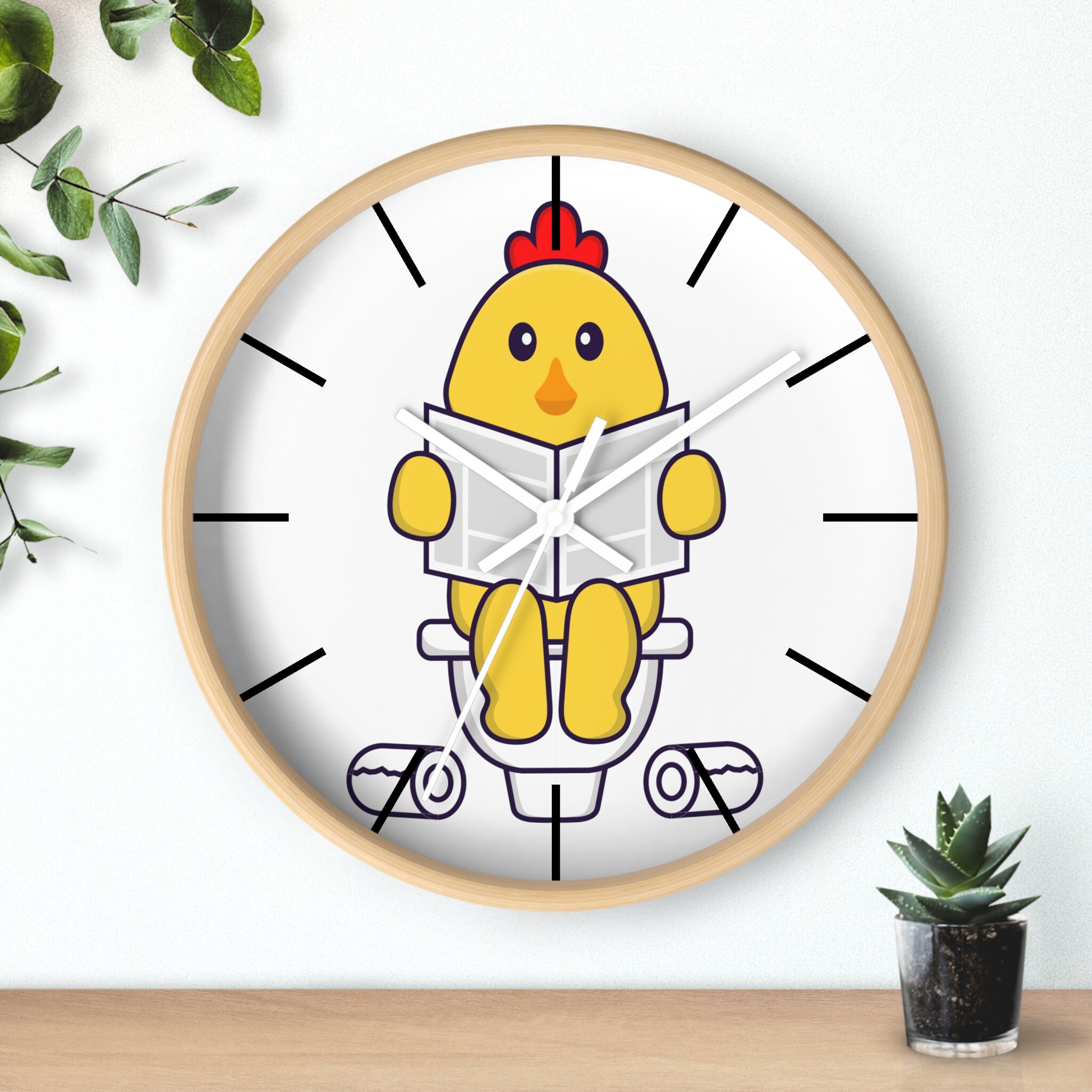Bathroom Decor Wall Clock Gift 10'' Clock for Bathroom Decorations Gift ...