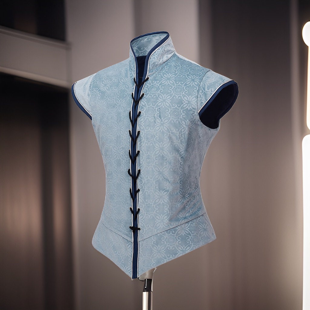 Renaissance Elizabethan Brocade Tudor Medieval Period Cosplay Jerkin ...