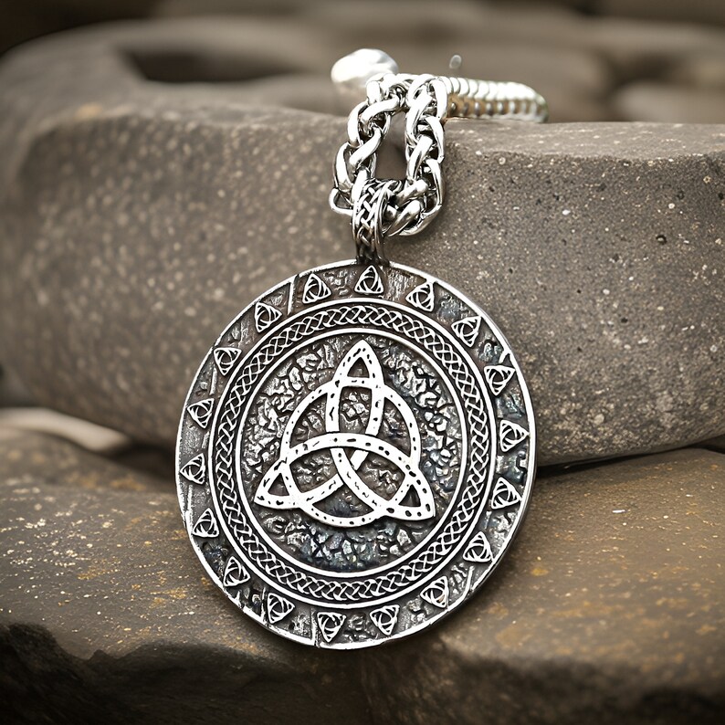 Nordic Goddess Freya Necklace Viking Norse Stainless Steel Pendant ...