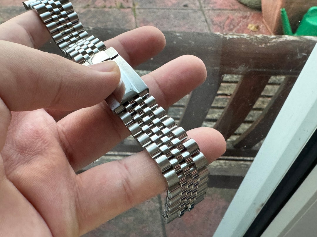 20mm Jubilee Hidden Clasp Stainless Steel Solid Quality Strap - Etsy