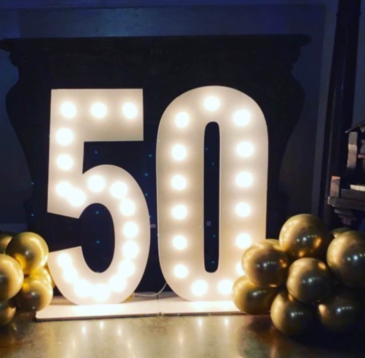 4FT Marquee Letters and Numbers Light up Event Props, Plywood Marquee ...