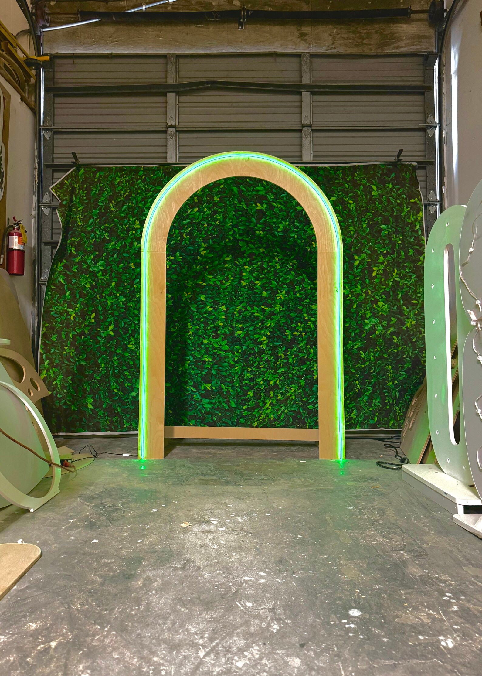 6ft LED Color-changing Wood Arch Backdrop Collapsible - Etsy