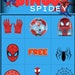Smileydesigns Customized Spiderman Bingo Card Place Mate With Play ...