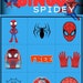 Smileydesigns Customized Spiderman Bingo Card Place Mate With Play ...