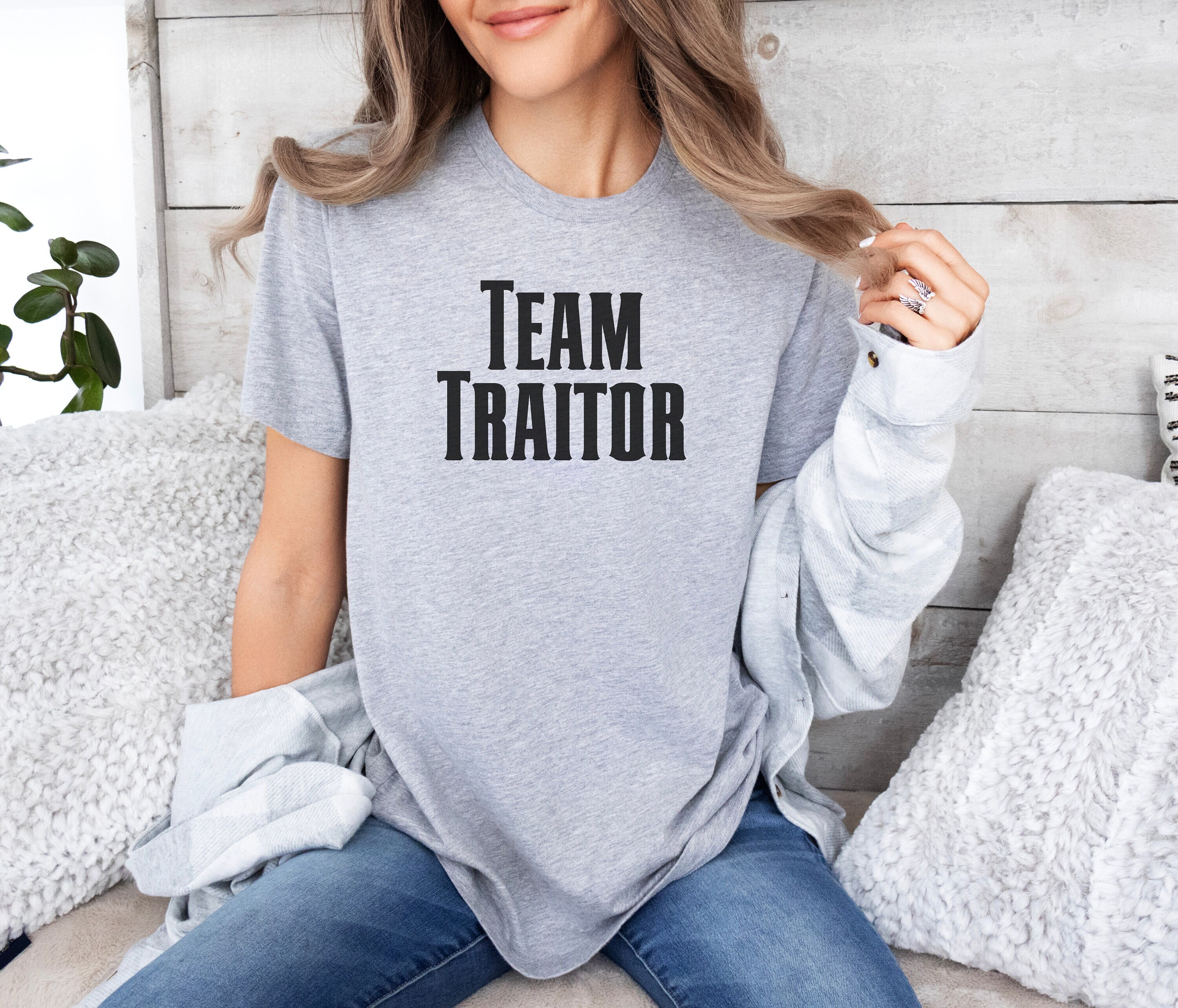 Team Traitor Shirt, Traitors Show Tee, Reality TV Fan Gift, Fan Apparel ...