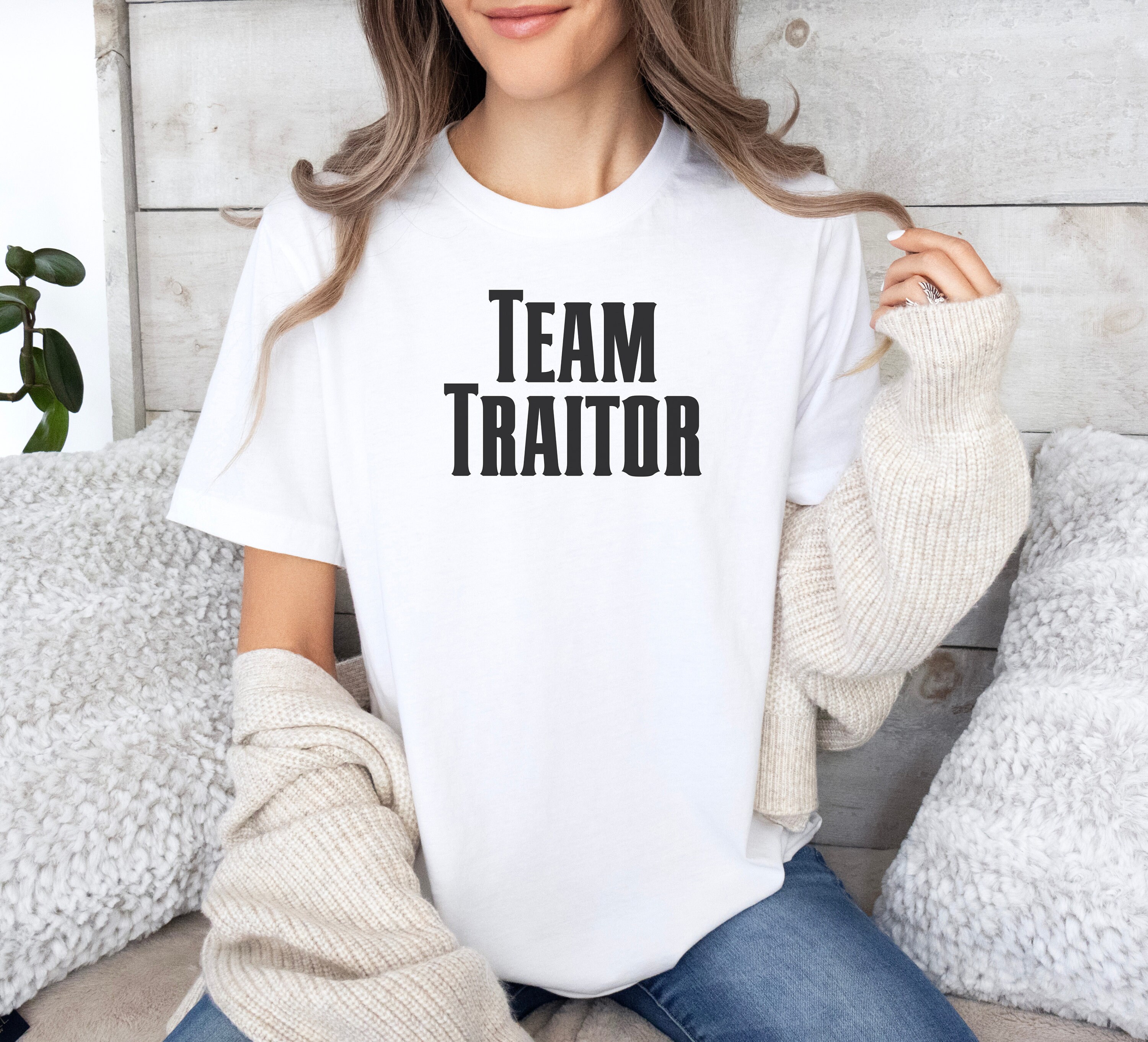 Team Traitor Shirt, Traitors Show Tee, Reality TV Fan Gift, Fan Apparel ...