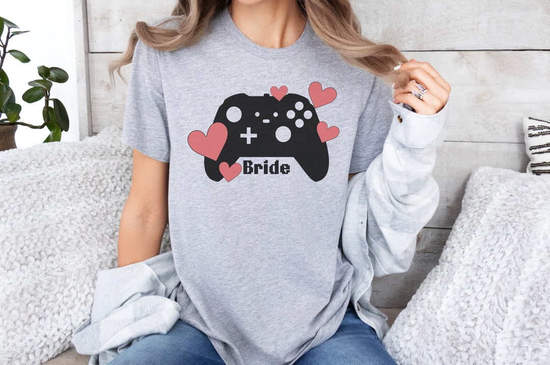 Gamer Bride Shirt, Leveling up to Wife, Bridal Shower Gift, Wedding ...
