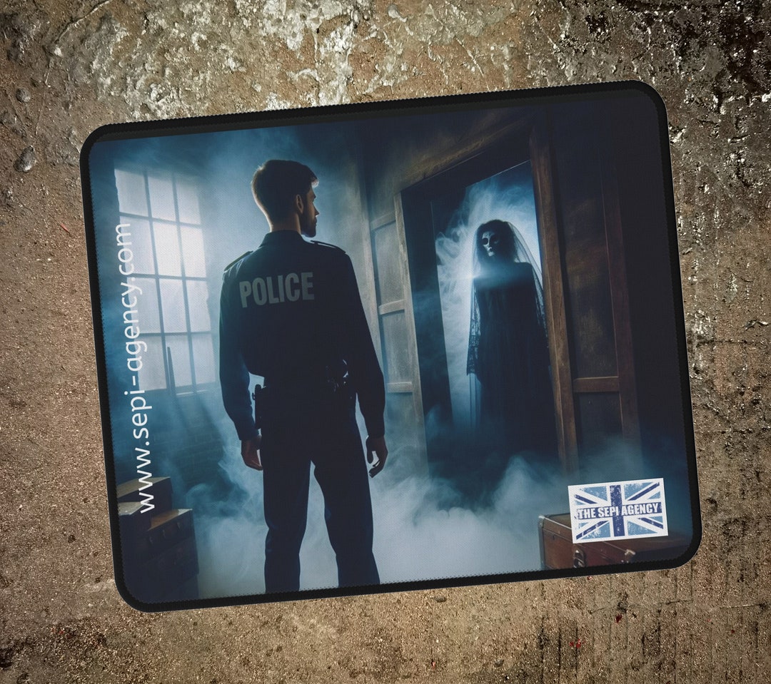 The SEPI Agency Paranormal Police Ghost Mouse Mat - Etsy