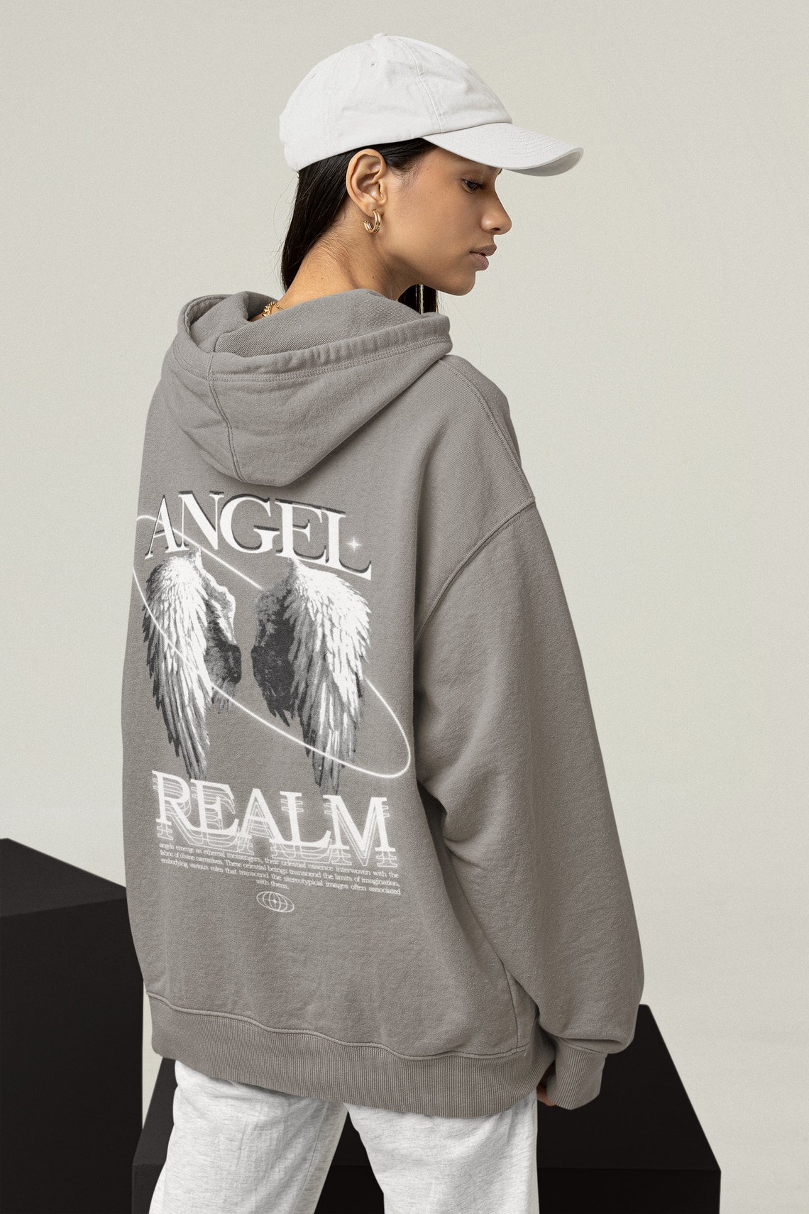 ANGEL HOODIE, Spirit Wear, Back Design Hoodie, Religious Hoodie ...