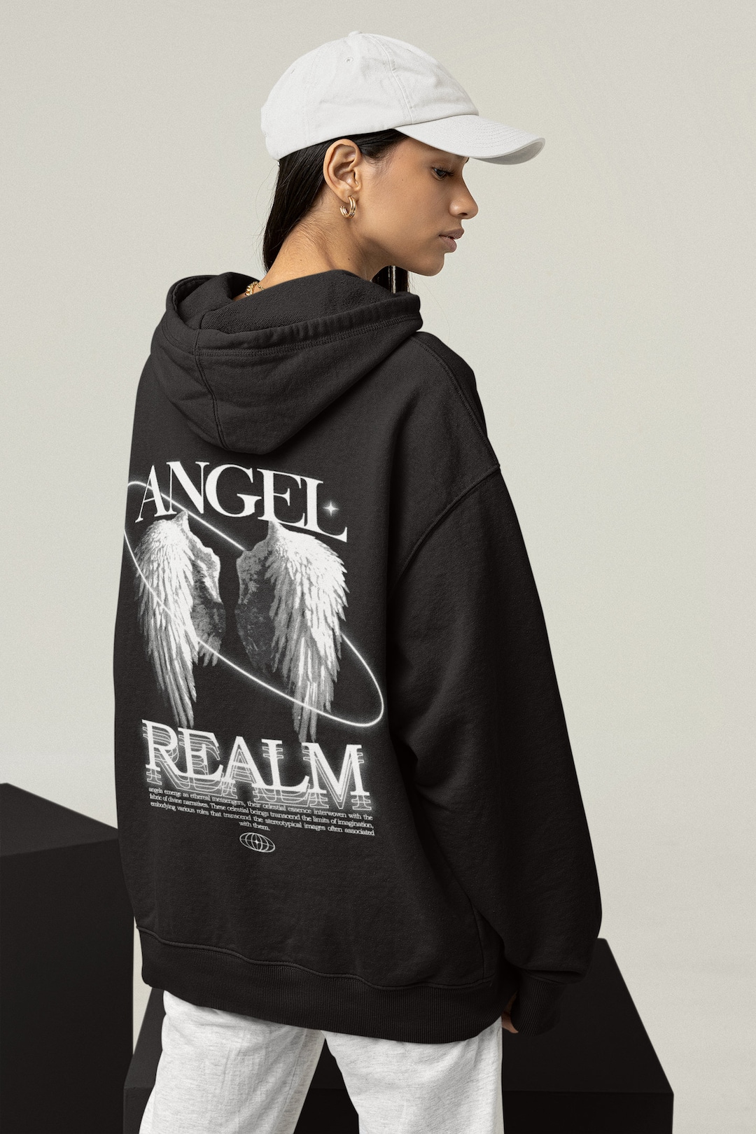 ANGEL HOODIE, Spirit Wear, Back Design Hoodie, Religious Hoodie ...