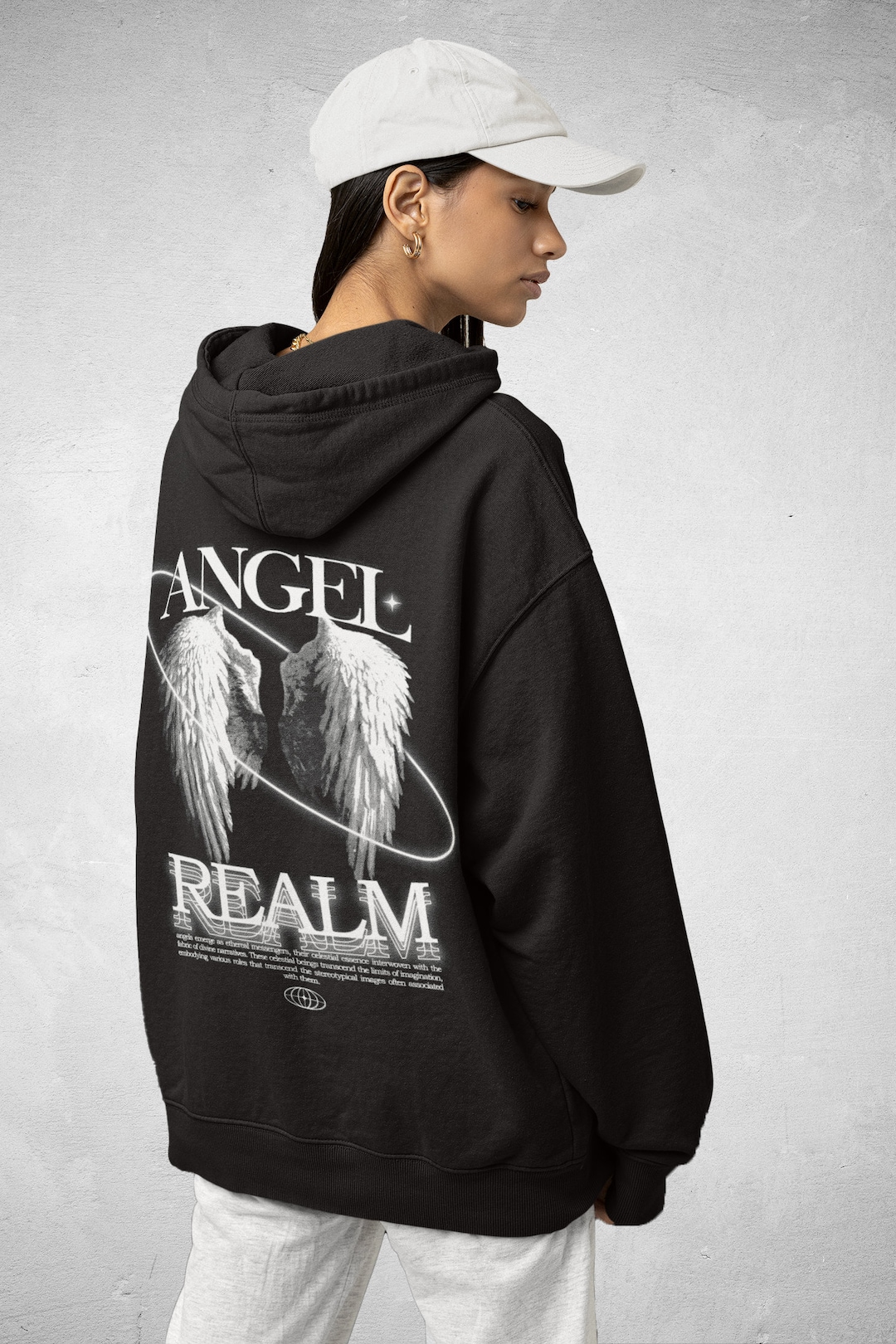 ANGEL HOODIE, Spirit Wear, Back Design Hoodie, Religious Hoodie ...