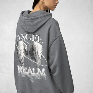 ANGEL HOODIE, Spirit Wear, Back Design Hoodie, Religious Hoodie ...