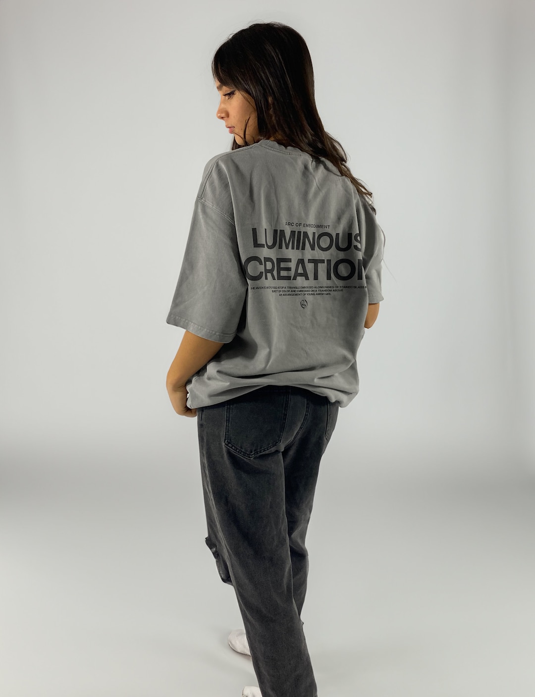 SIMPLE SOFT OVERSIZED Tee Shirt, Unique Shirt, Luminous Creation Desgin ...