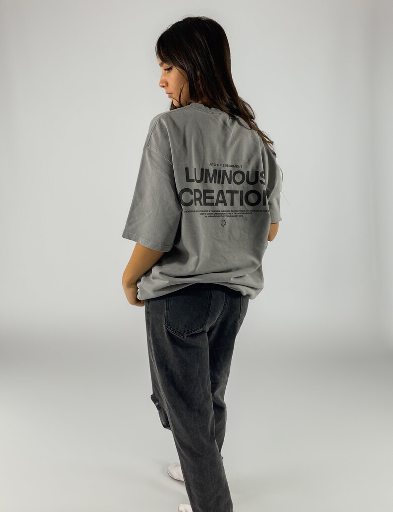 SIMPLE SOFT OVERSIZED Tee Shirt, Unique Shirt, Luminous Creation Desgin ...