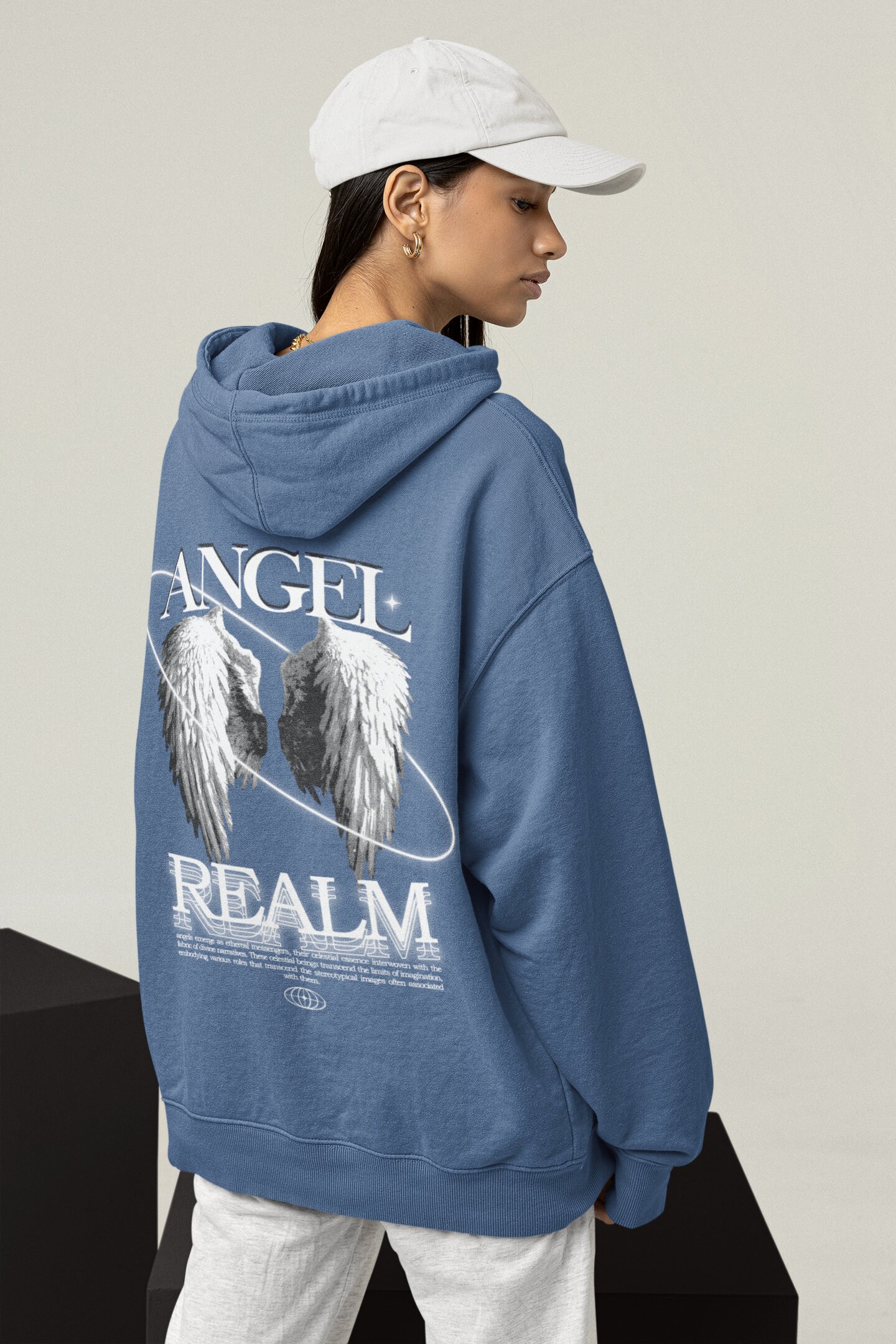 ANGEL HOODIE, Spirit Wear, Back Design Hoodie, Religious Hoodie ...