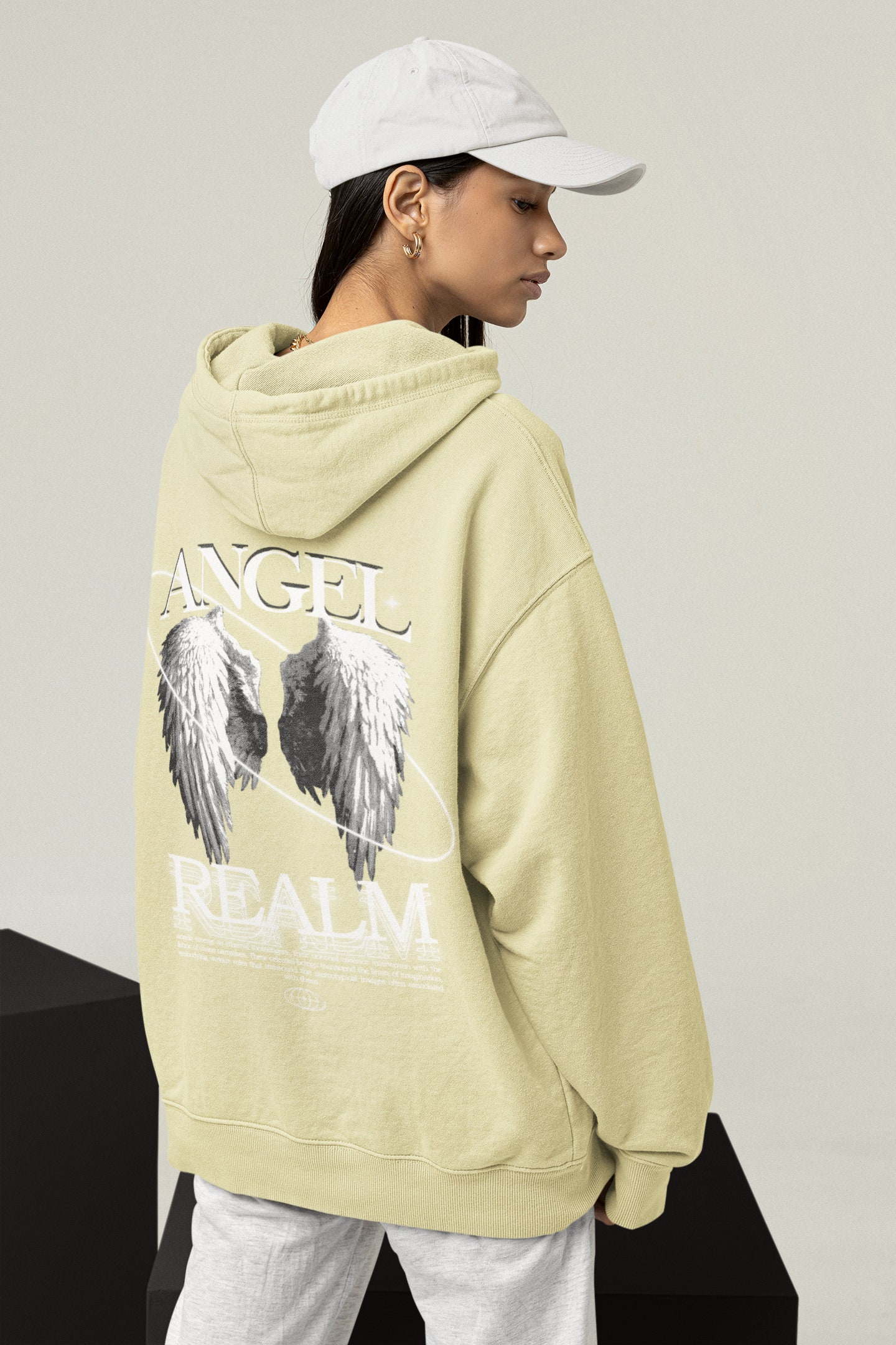 ANGEL HOODIE, Spirit Wear, Back Design Hoodie, Religious Hoodie ...