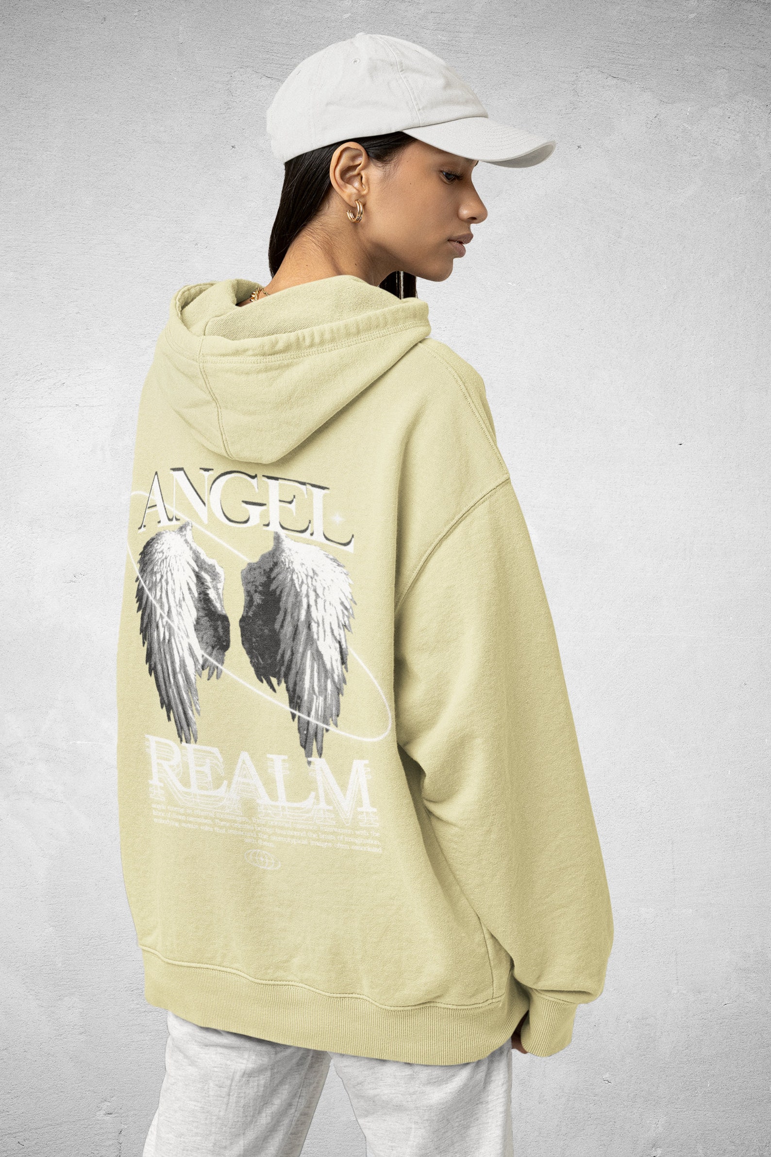 ANGEL HOODIE, Spirit Wear, Back Design Hoodie, Religious Hoodie ...