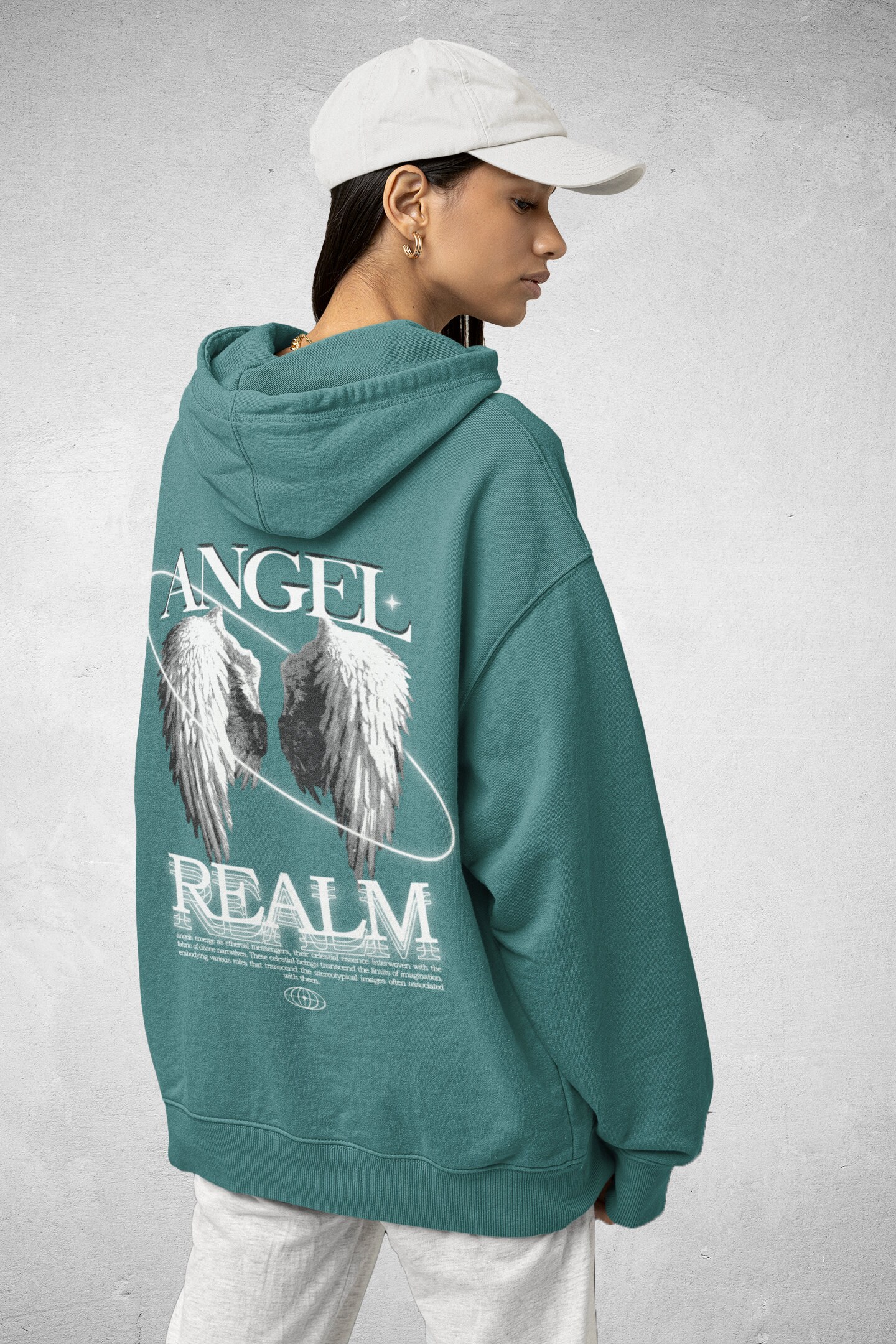 ANGEL HOODIE, Spirit Wear, Back Design Hoodie, Religious Hoodie ...