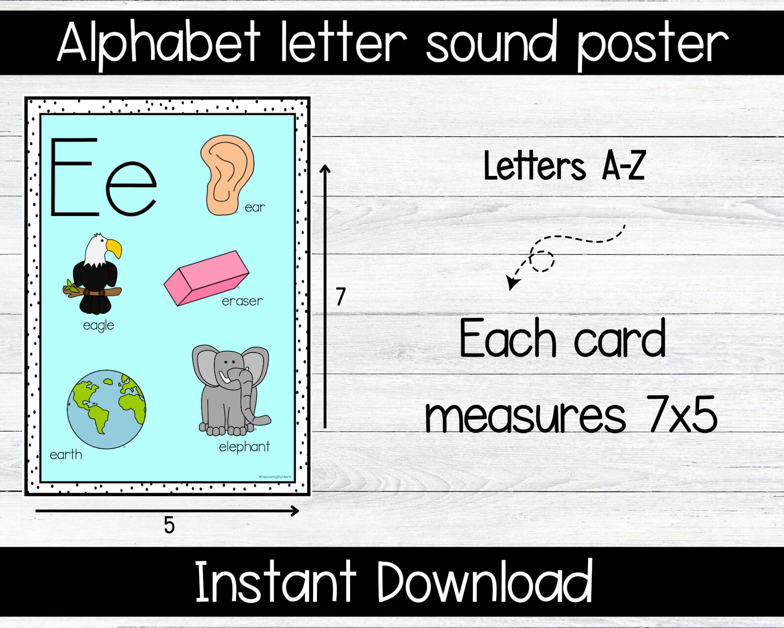 Alphabet Letter Sound Posters - Etsy