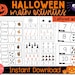 Halloween Number Matching Puzzles - Etsy