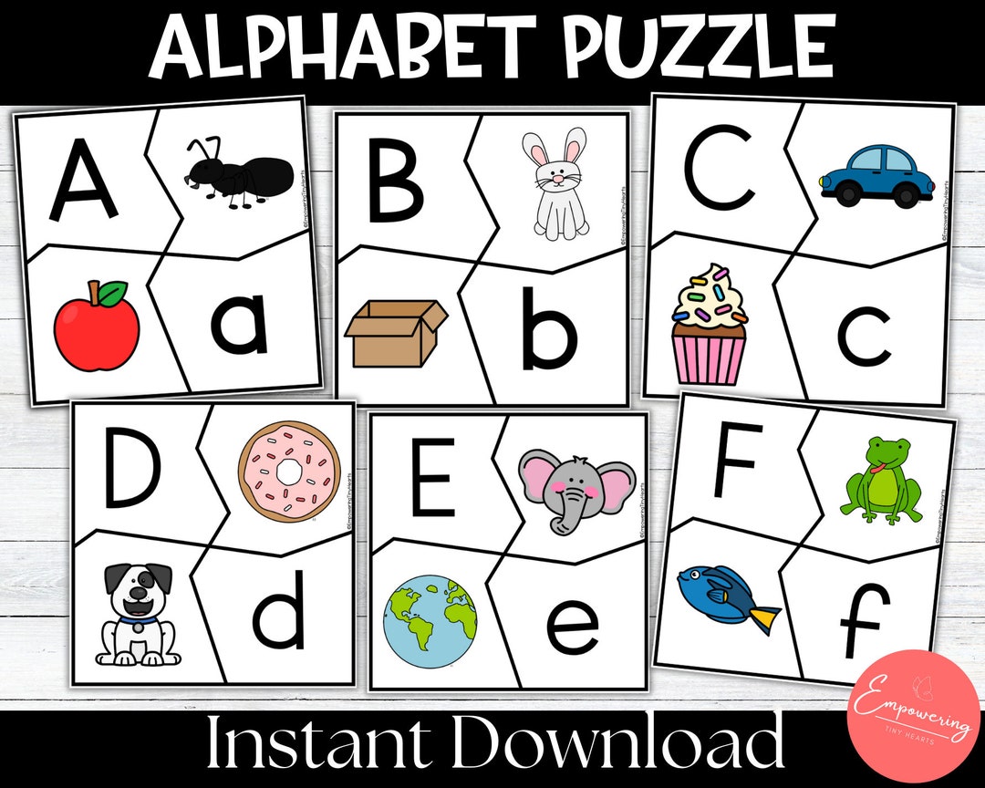 Alphabet Match With Beginning Sounds - Etsy