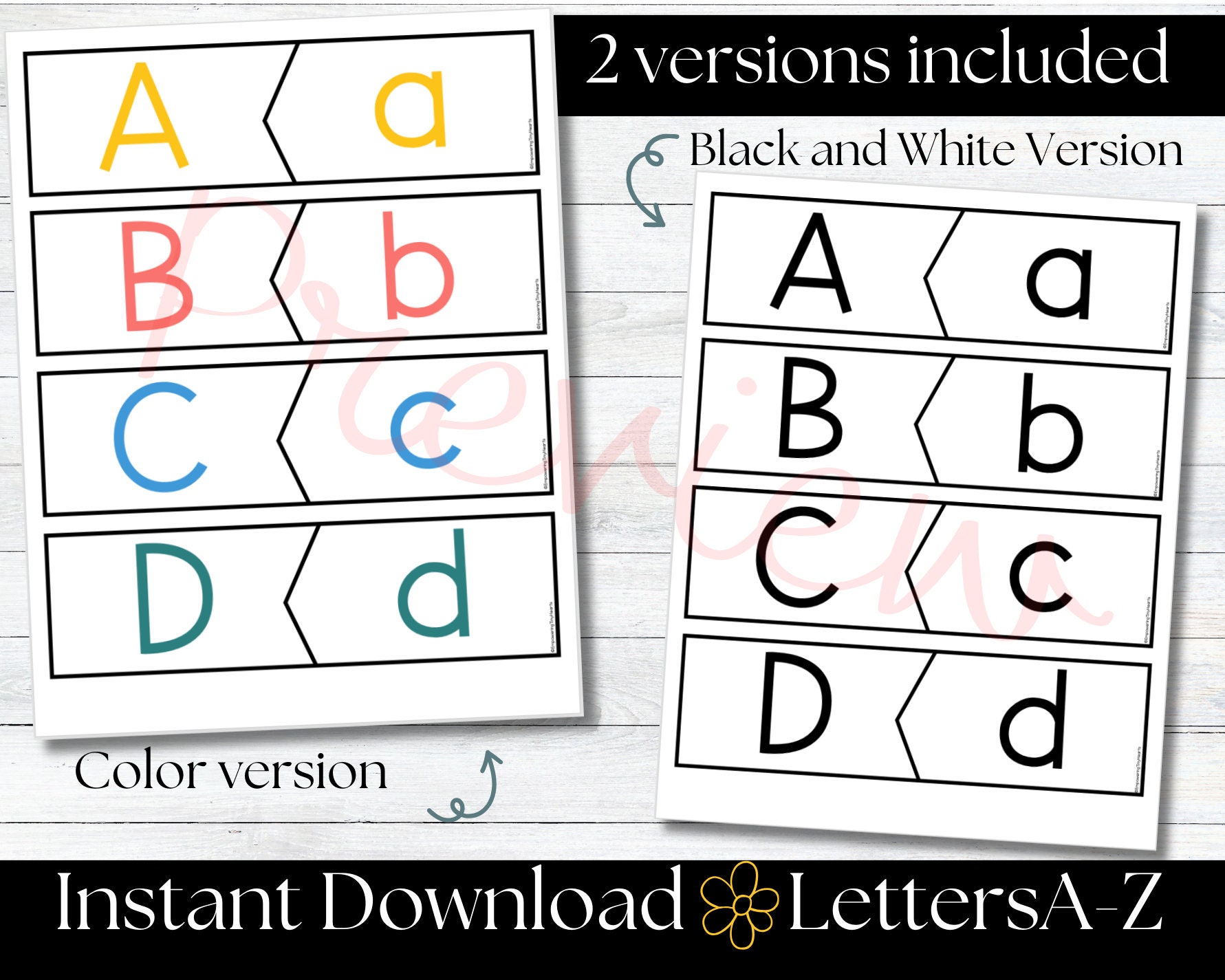 Letter Matching Puzzle - Etsy