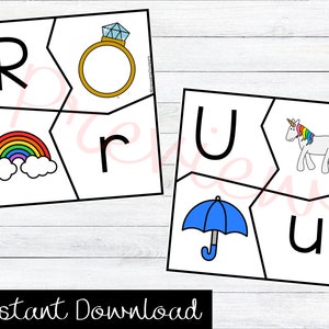 Alphabet Match With Beginning Sounds - Etsy