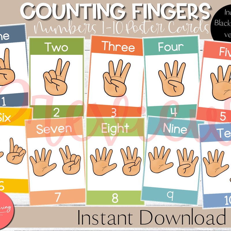 Number Flash Cards - Etsy