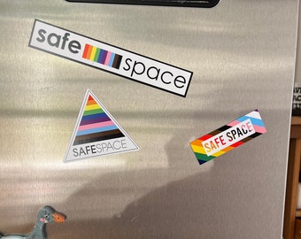 Safe Space Neurodiversity LGBTQ Ally Vinyl Decal Sticker - Etsy