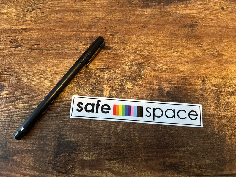 Safe Space Sticker to Indicate LGBTQ+ Inclusive and Affirming ...