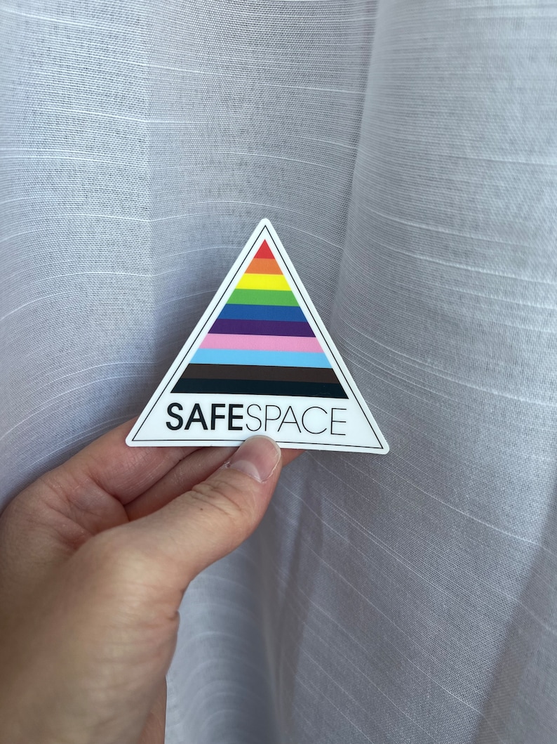 Safe Space Sticker to Indicate LGBTQ+ Inclusive and Affirming ...