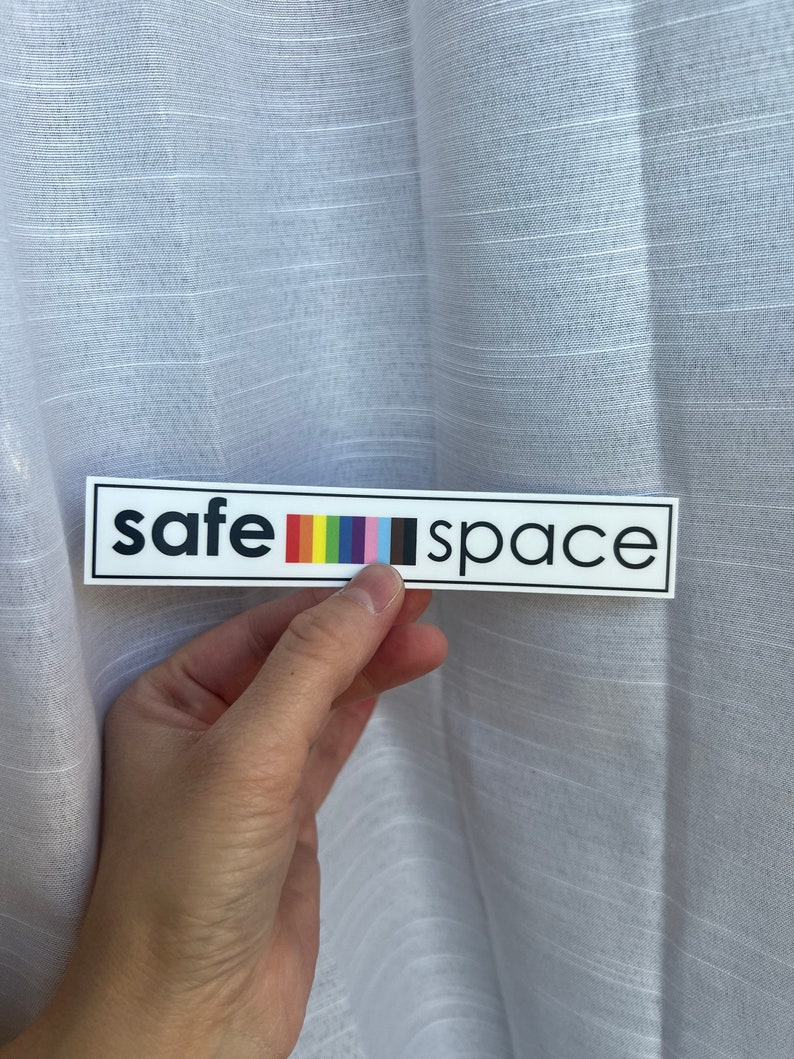 Safe Space Sticker to Indicate LGBTQ+ Inclusive and Affirming ...