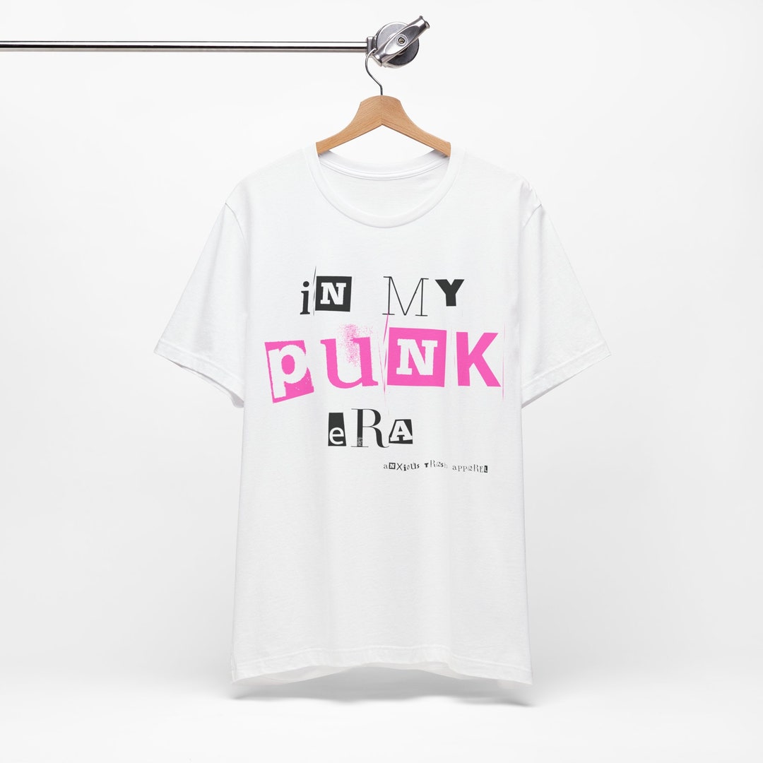 Punk Anxiety Shirt Emo Mental Health Tee Funny Scene Gift Alt Teen ...
