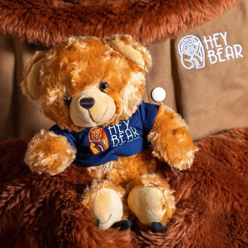 Hey Bear Stuffed Bear - Etsy
