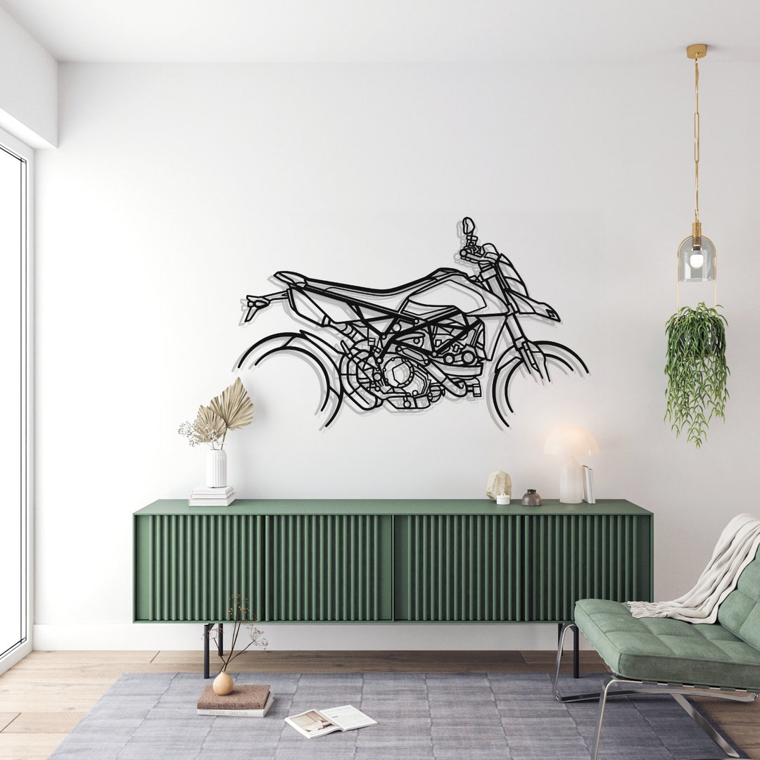 Ducati Hyper Motard 950 RVE, Car Dxf, Car Svg, Car Ai, Car Vector File ...