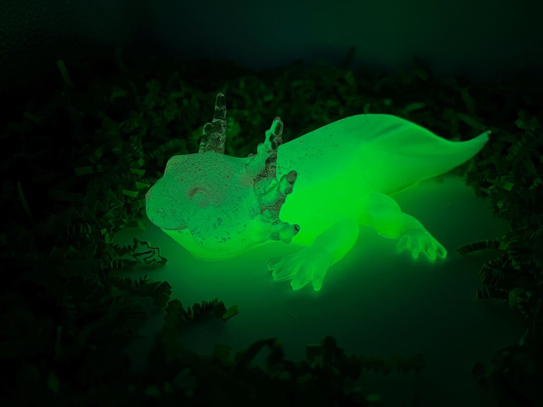 Handmade Mystic Axolotl Glow in the Dark (G1) - Etsy