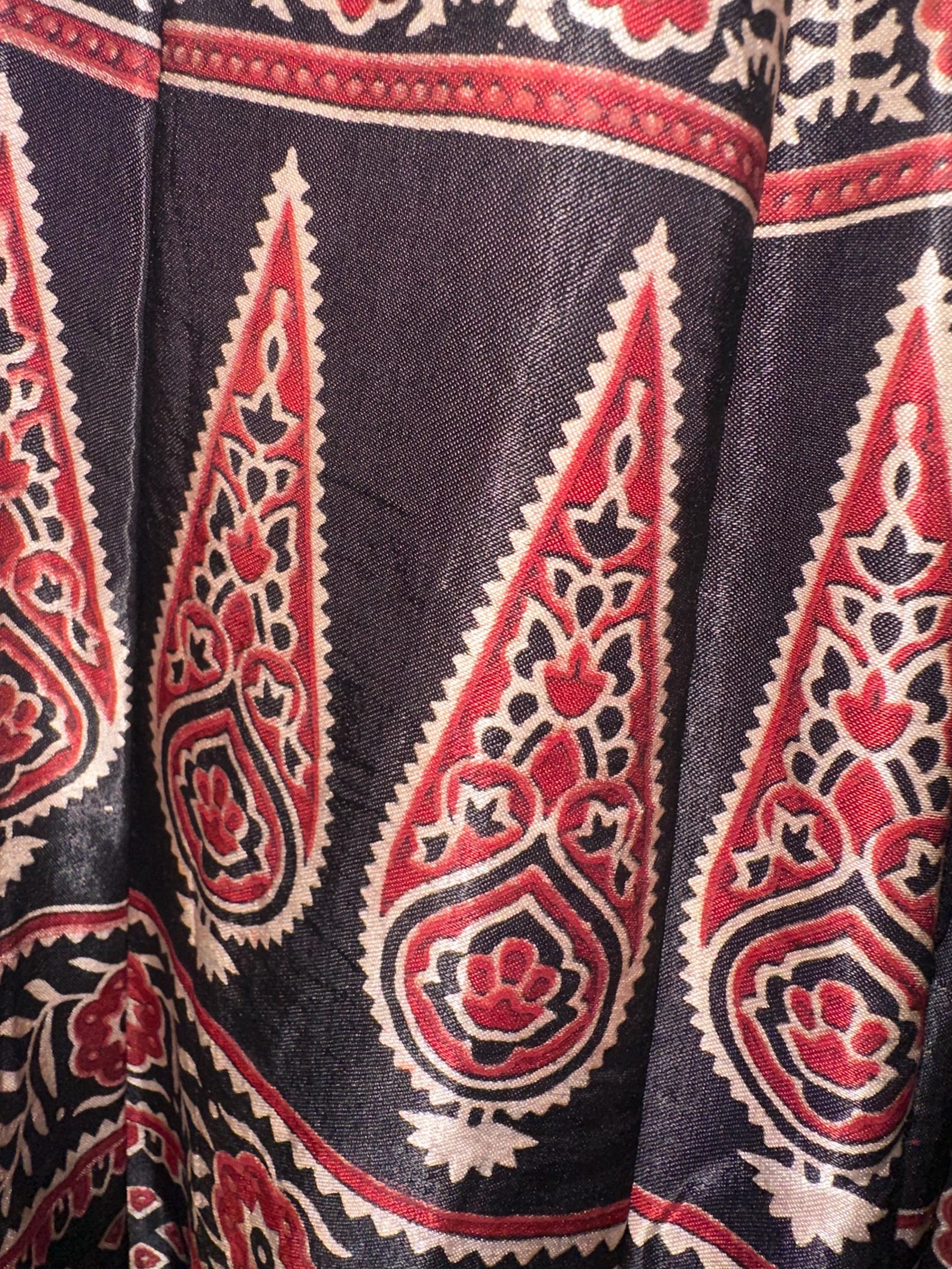 Long Skirt 7 Designs Ajrakh Modal Silk Pure Material Silk Woven Lehenga ...