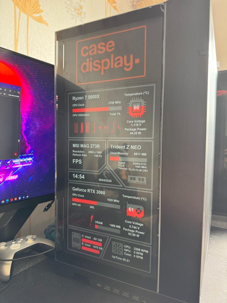 Lian Li O11 Dynamic EVO XL Front Panel LCD, Sensor Panel - Etsy