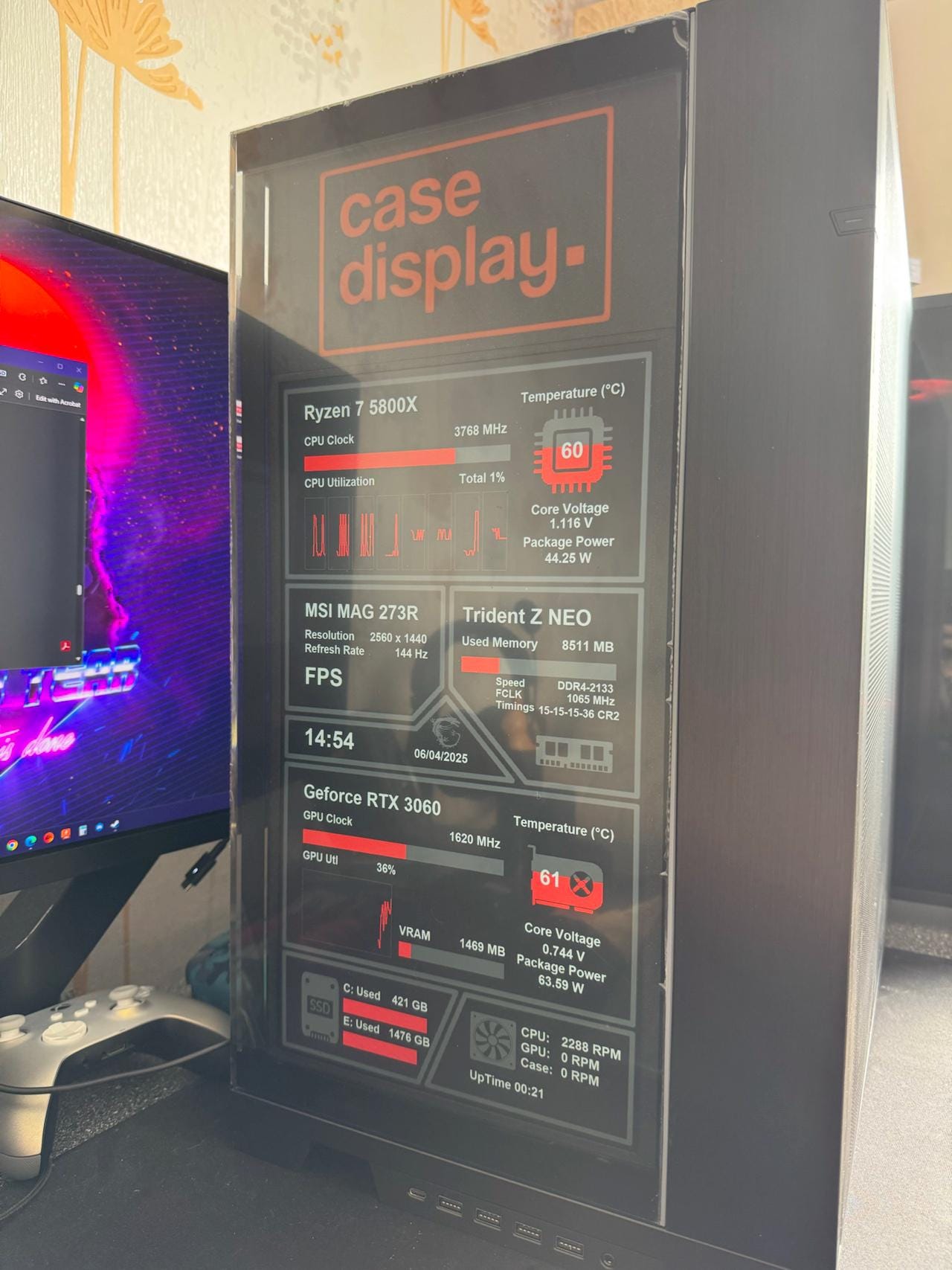 Lian Li O11 Dynamic EVO XL Front Panel LCD, Sensor Panel - Etsy